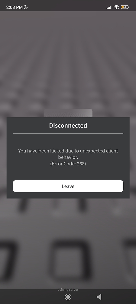 How do i stop getting kicked for "unexpected client behaviour"? - Platform Usage Support ...