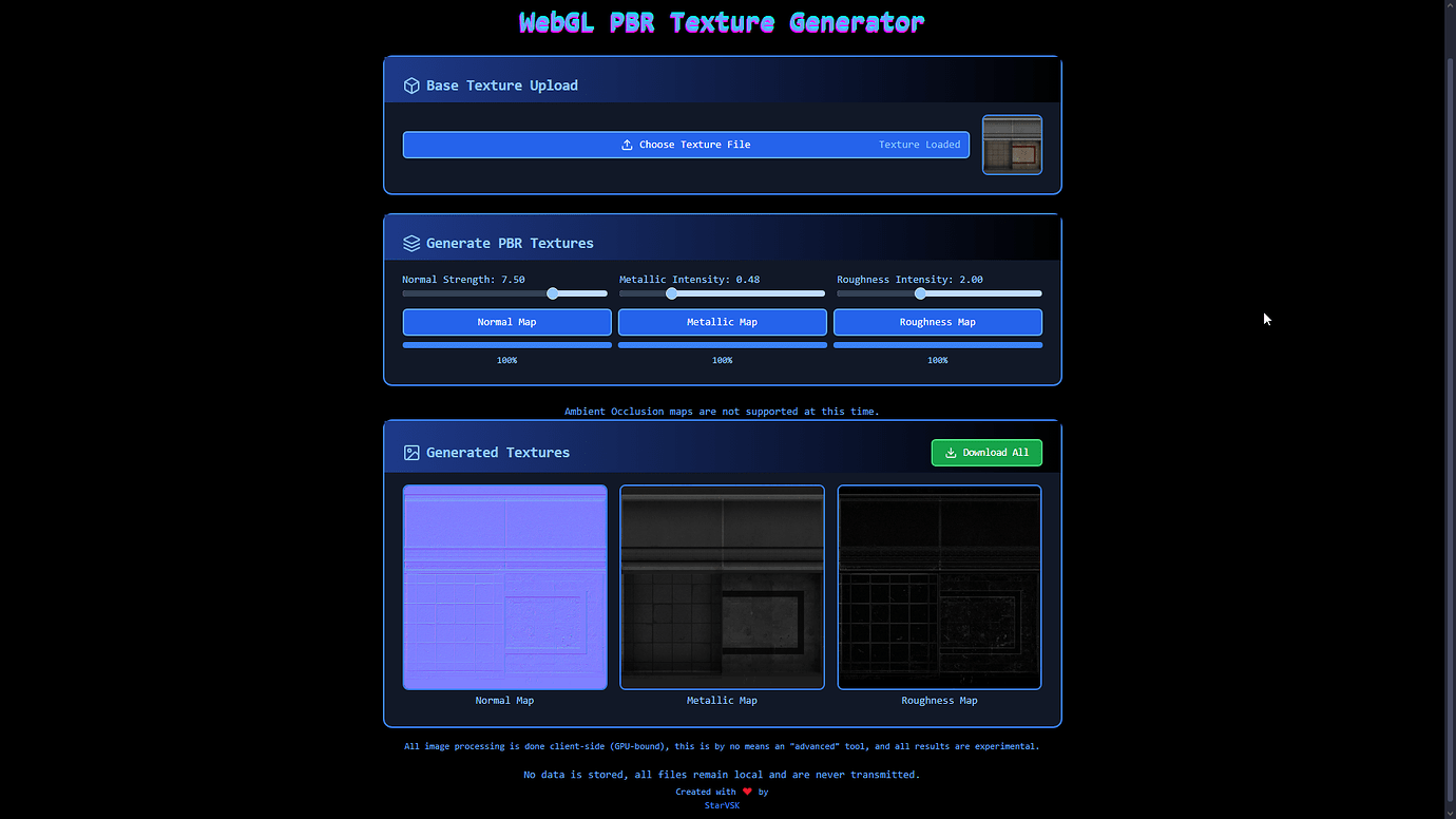 PBR-Gen; A Free Browser/Client-Based PBR Texture Generator & PBR Tool Suite - Community ...