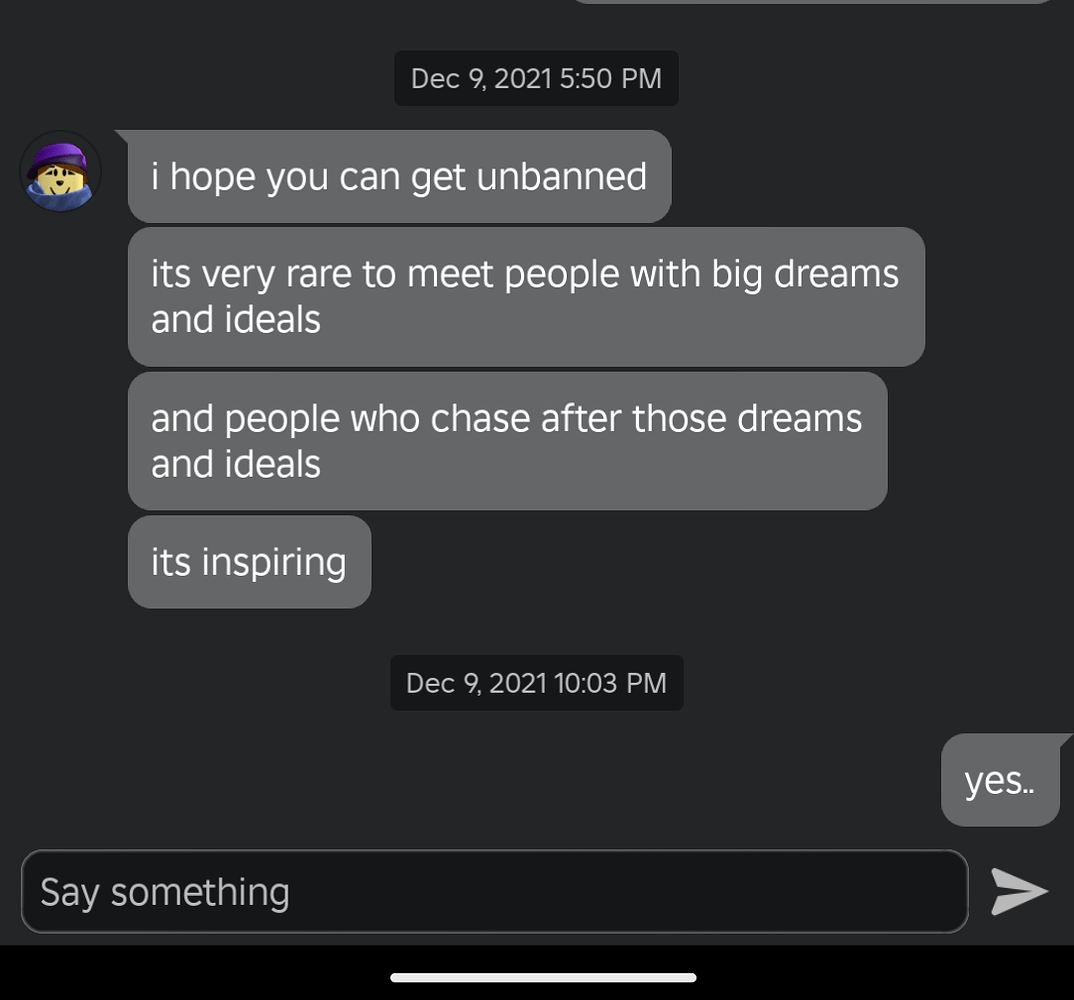 Roblox passes off old messages as new messages - Roblox Application and ...