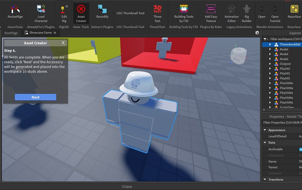 UGC Hat size bugging - Building Support - Developer Forum | Roblox