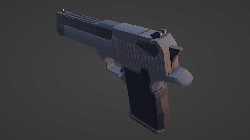 Five Blender Gun Models (LowPoly) - Creations Feedback - Developer ...