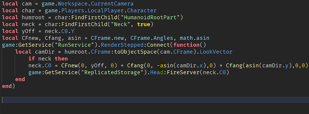 C0 is not a valid member of Players necks - Scripting Support - Developer Forum | Roblox