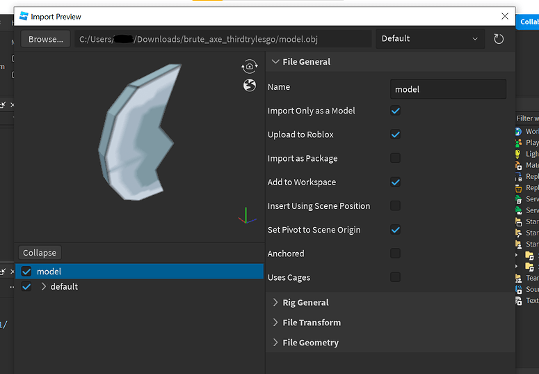 My imported 3D model has black lines on it's texture - Art Design ...