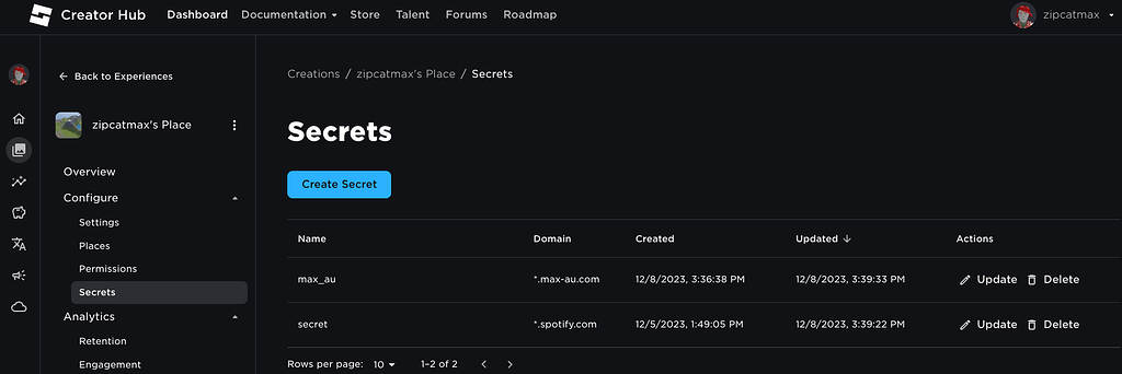 Secrets Store General Availability - Announcements - Developer Forum | Roblox