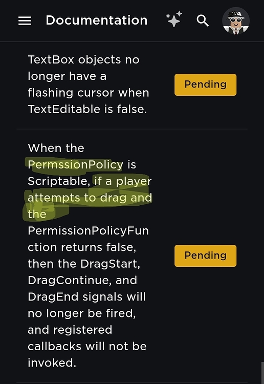 Release Notes for 616 - Release Notes - Developer Forum | Roblox