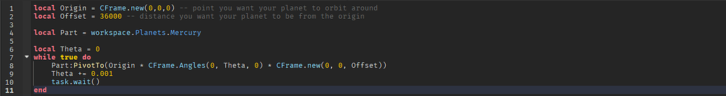 How do I fix this orbiting problem? - Scripting Support - Developer Forum | Roblox
