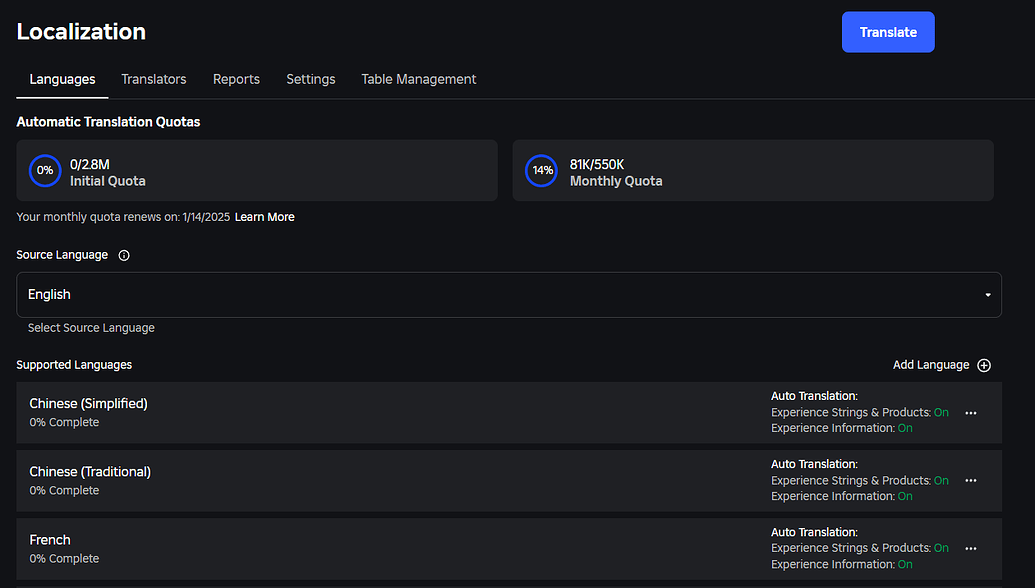 Localization does not work - Studio Bugs - Developer Forum | Roblox