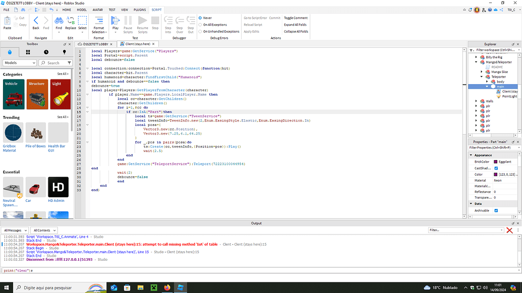 IsA method issue - Scripting Support - Developer Forum | Roblox