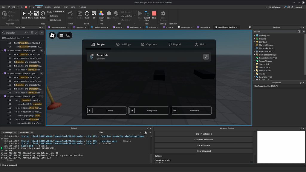 Sitting in vehicle seat hides first person character - Scripting Support - Developer Forum | Roblox