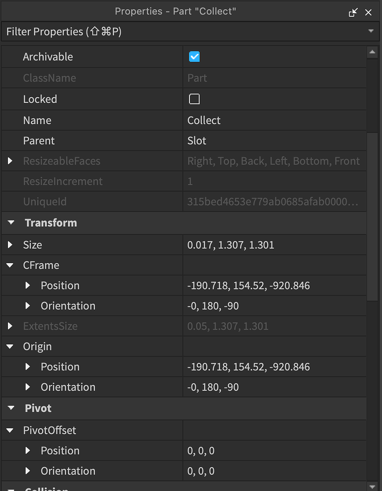 World CFrame of Object CFrame not in correct position - Scripting Support - Developer Forum | Roblox
