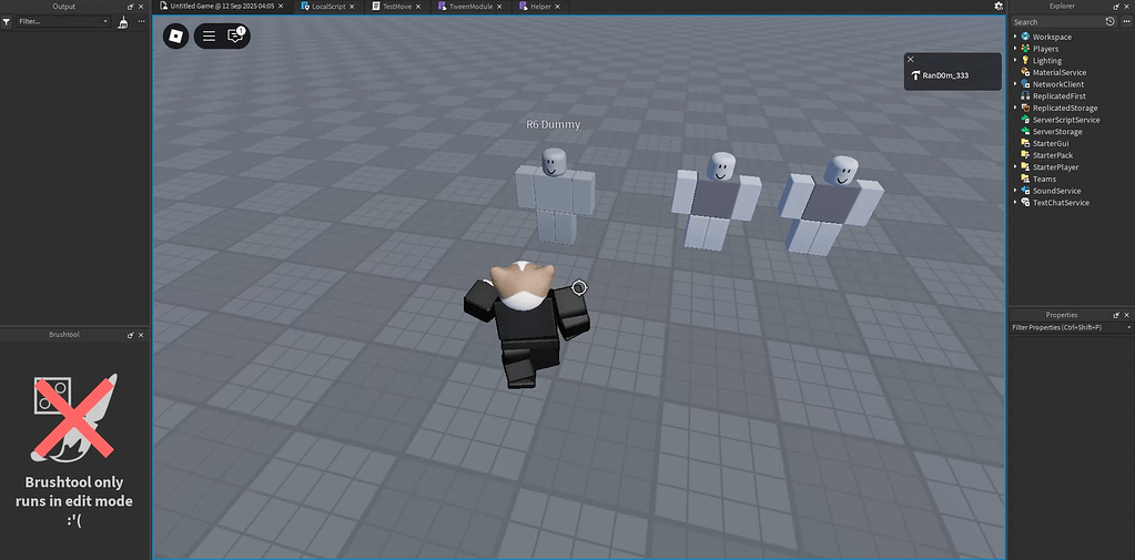 Advice for moving other character - Scripting Support - Developer Forum | Roblox