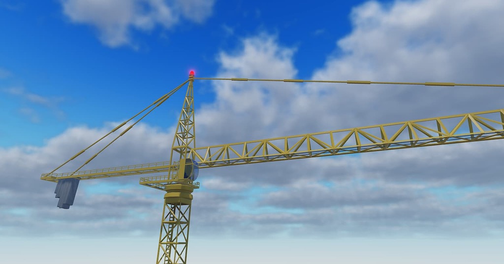 Need help trying to hinge constraint a complicated crane model ...
