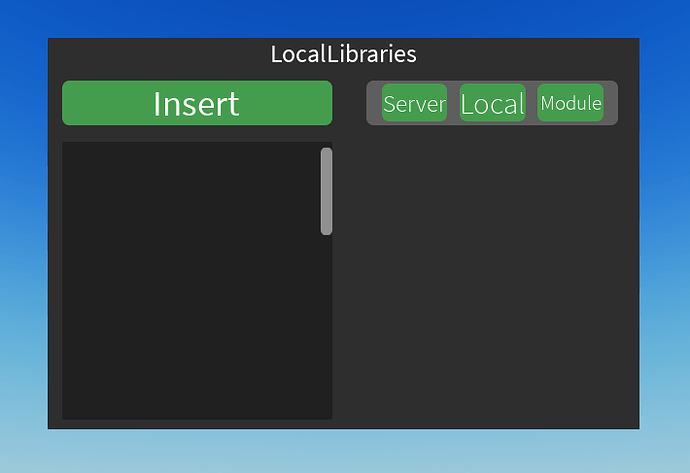 LocalLibraries - Instantly save scripts and import them to your game ...