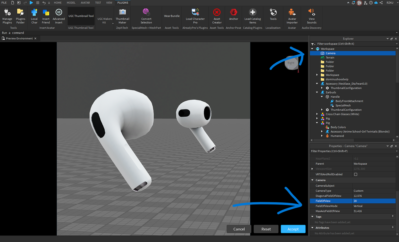 How to make FOV thumbnails for UGC - Community Tutorials - Developer ...