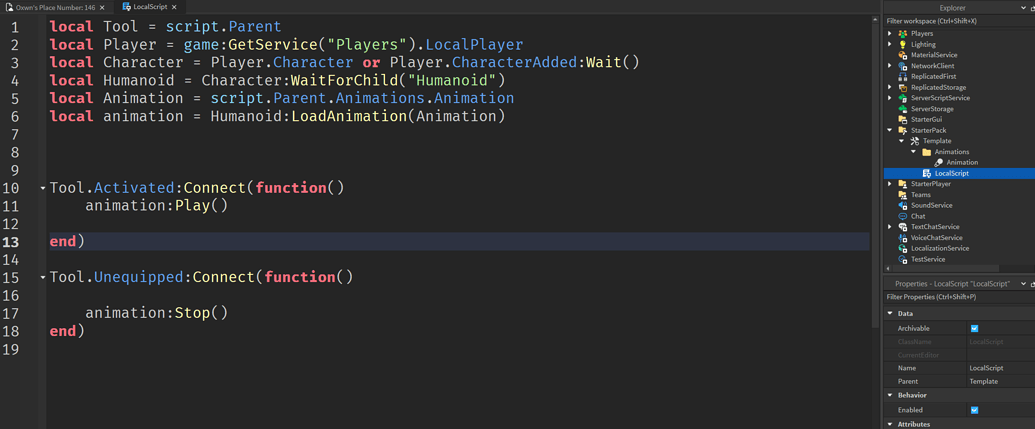 Issue with Animation Bugging - Platform Usage Support - Developer Forum | Roblox