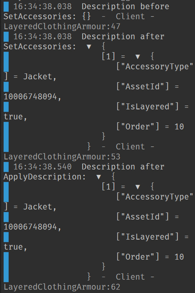 Applying LayeredClothing on a NPC through Client - Scripting Support - Developer Forum | Roblox