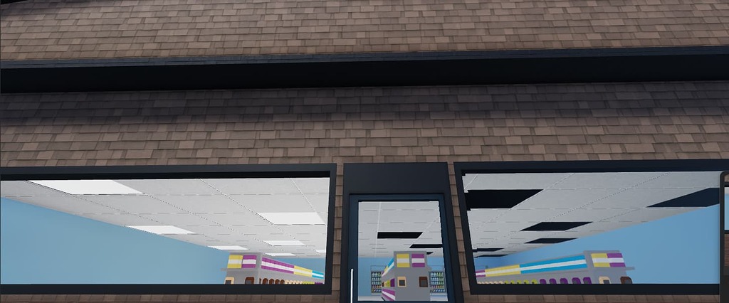 Glass material turns neon material behind it look black - Building ...