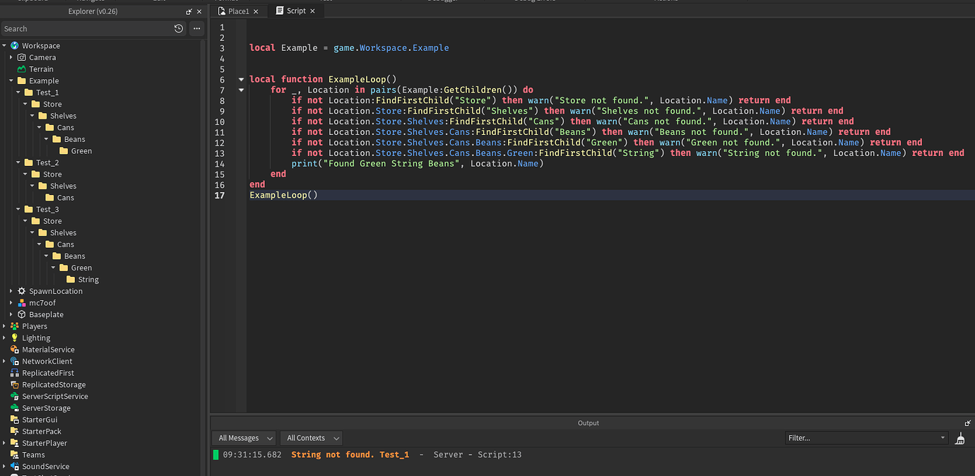 How to avoid nesting code - Scripting Support - Developer Forum | Roblox