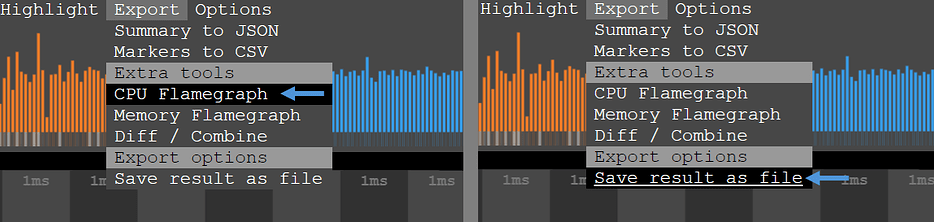 MicroProfiler memory profiling, flame graphs, diffs, and much more ...