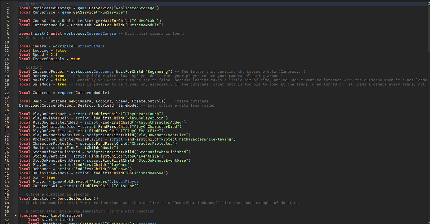 Cutscene isn't working, please help! - Scripting Support - Developer Forum | Roblox