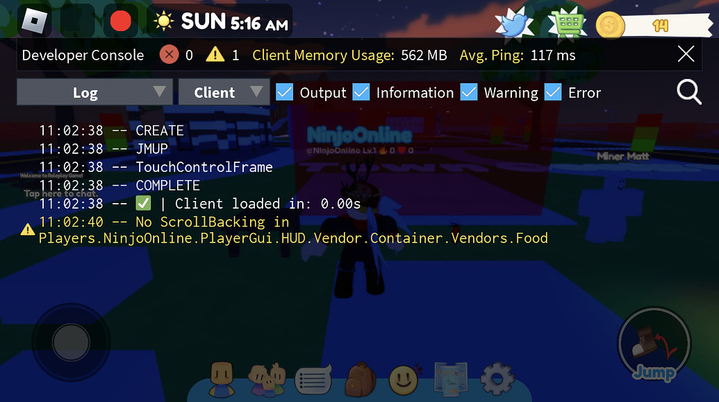 Adding gui to mobile TouchGui being removed - Scripting Support - Developer Forum | Roblox