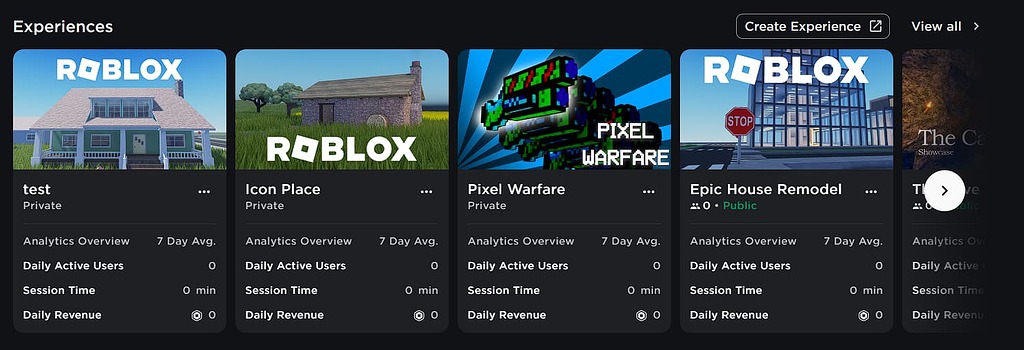 Can't see last element of the scrolling tiles - Creator Hub (create ...