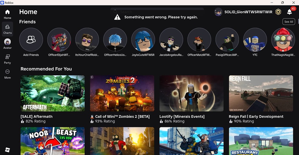 Bugged for anyone else? - Platform Usage Support - Developer Forum | Roblox