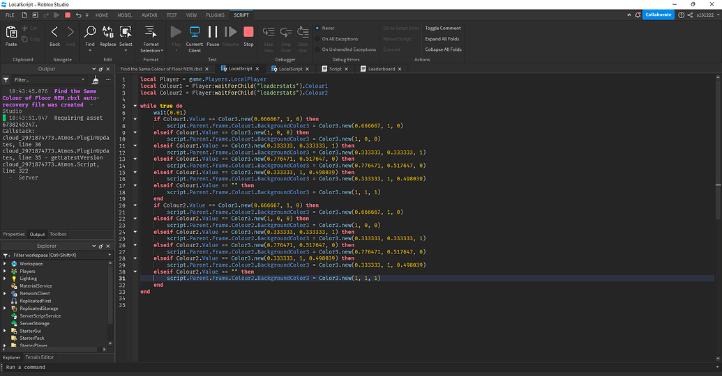 Color3 Value to String Value - Scripting Support - Developer Forum | Roblox