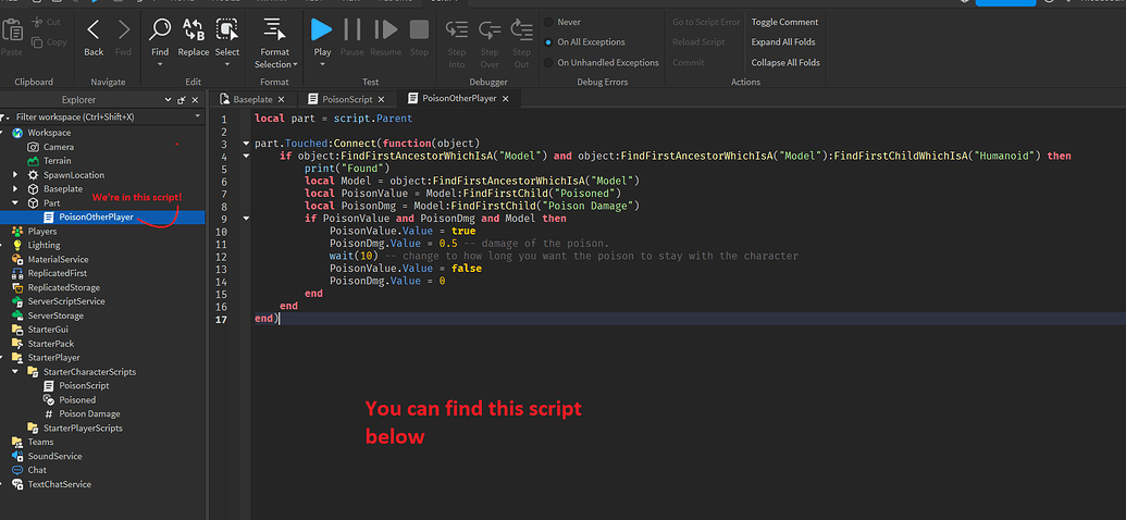 How do i create constant poison damage? - Platform Usage Support ...