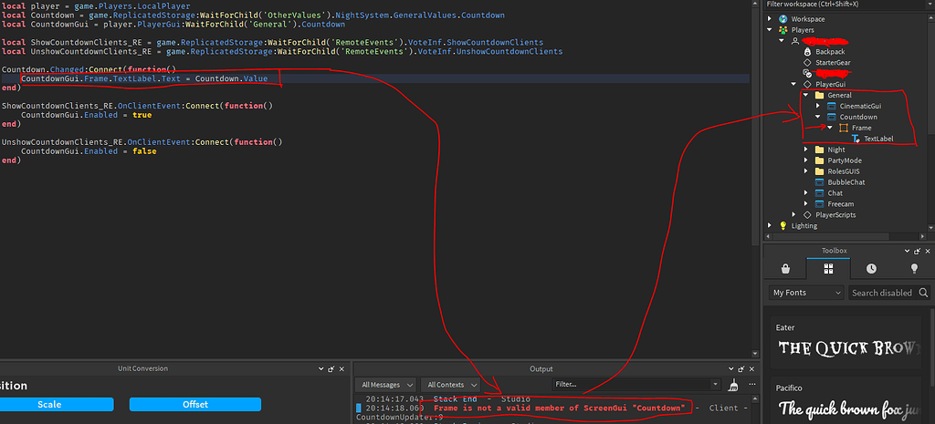 [I need your help] Frame value missing when it's not really missing - Scripting Support ...