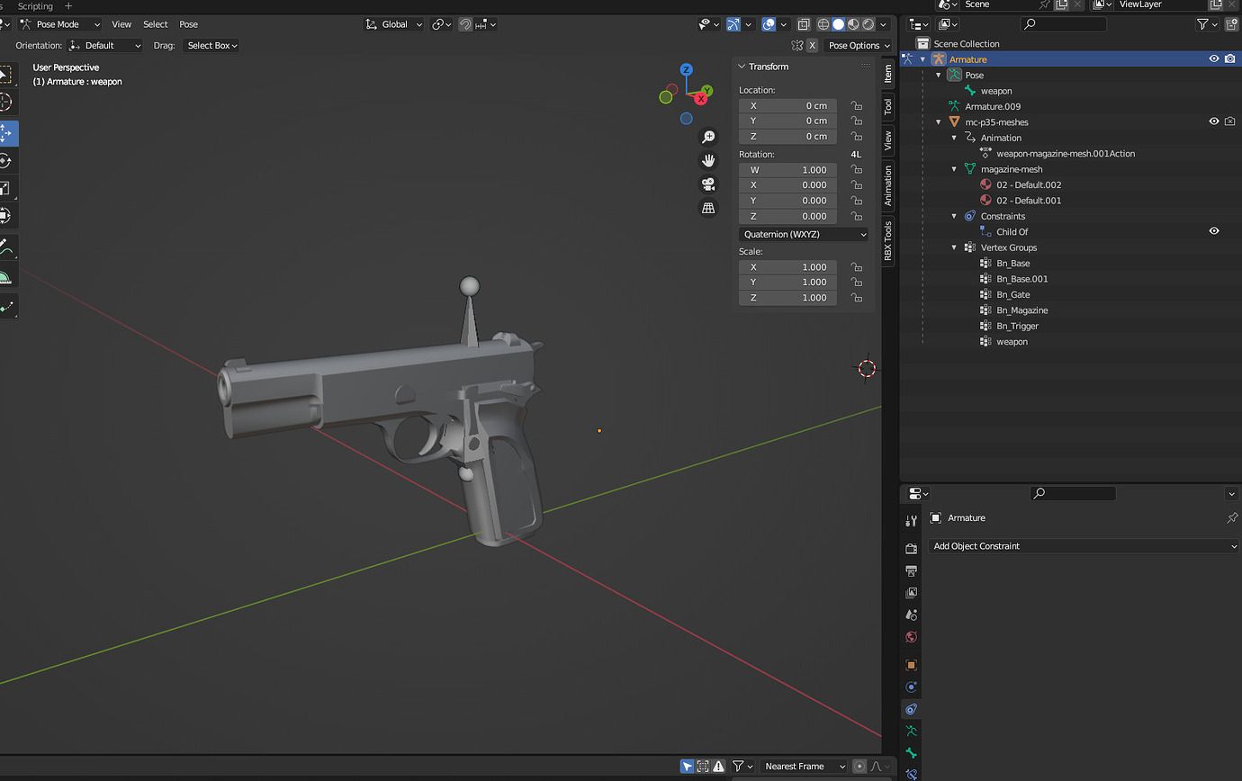 It is possible to weld parts to bones? - Art Design Support - Developer ...