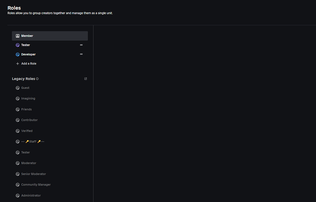 Unable to edit new roles on the Creator Dashboard - Roblox Application and Website Bugs ...