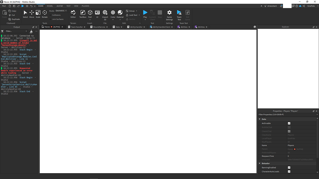 Game crashed for whatever reasons - Scripting Support - Developer Forum | Roblox