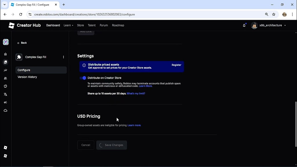 I can't publish edits to a plugin, and plugins take forever to load in studio - Roblox ...