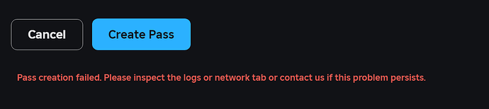 Unable to update Game Passes for game that I own ...
