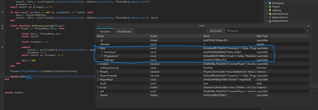 Function returning a specific string value(Not memory address of table) - Scripting Support ...