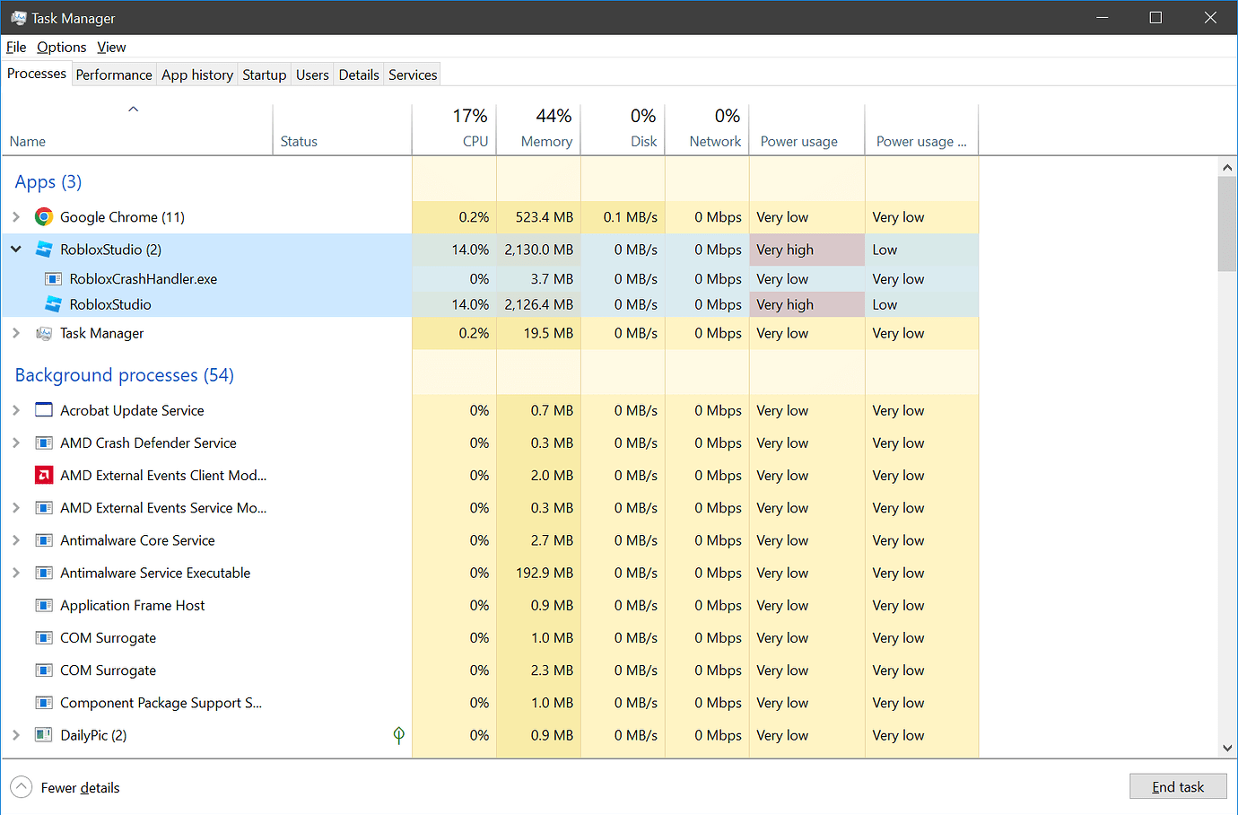 Studio hangs with high CPU usage when closing the program - Studio Bugs - Developer Forum | Roblox