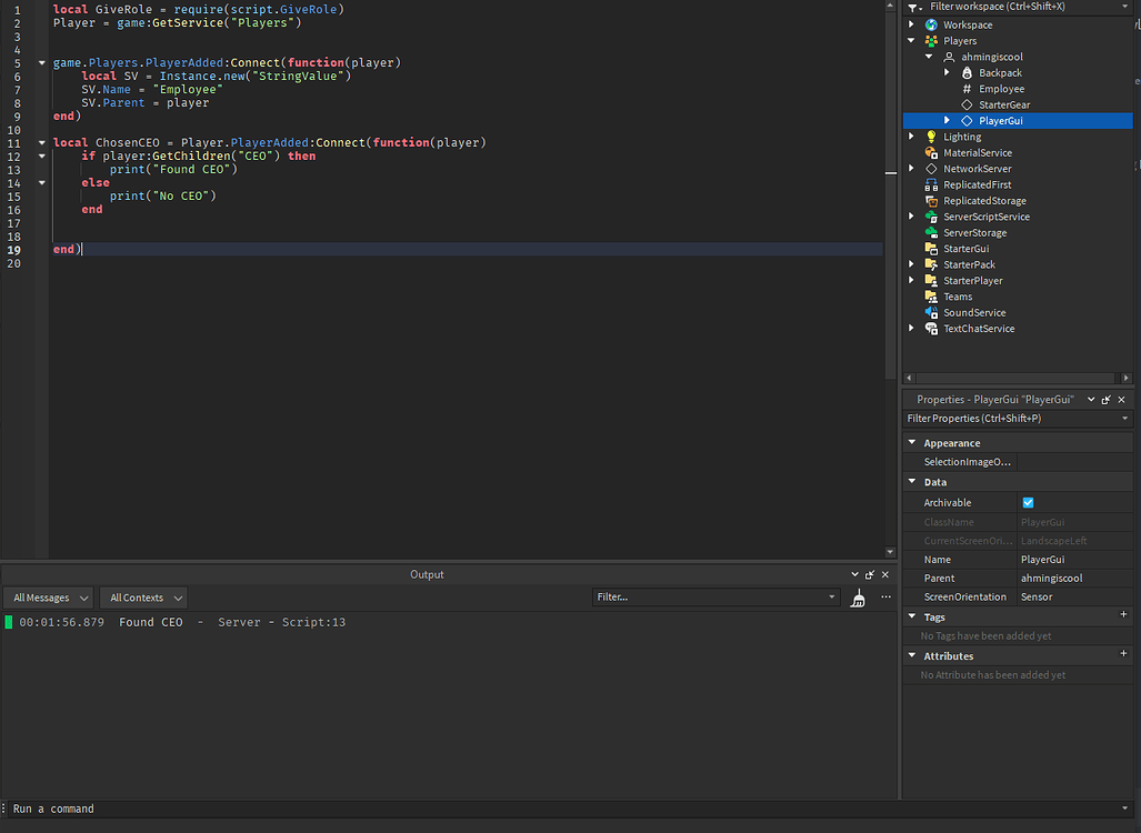 How do fix this GetChildren problem? - Scripting Support - Developer Forum | Roblox