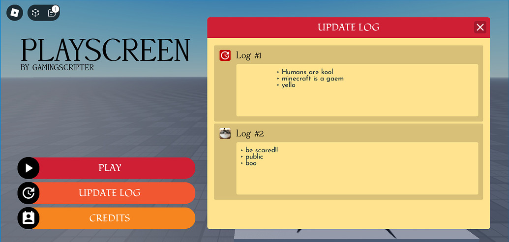Main Menu - Amazing UI - Fully Scripted - Creations Feedback - Developer Forum | Roblox
