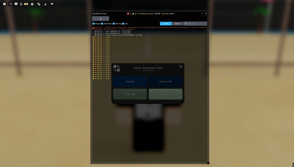 For some reason, my game started detecting everyone as 'TouchEnabled ...