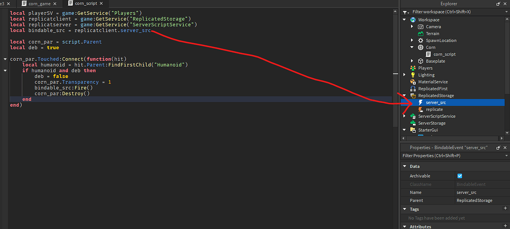Need help making Corn pickup serverside - Scripting Support - Developer ...