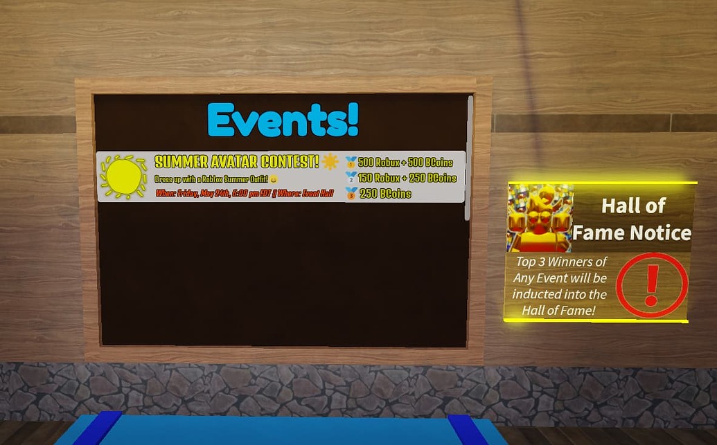 Blaze Hangout! - Changelog - Bulletin Board - Developer Forum | Roblox