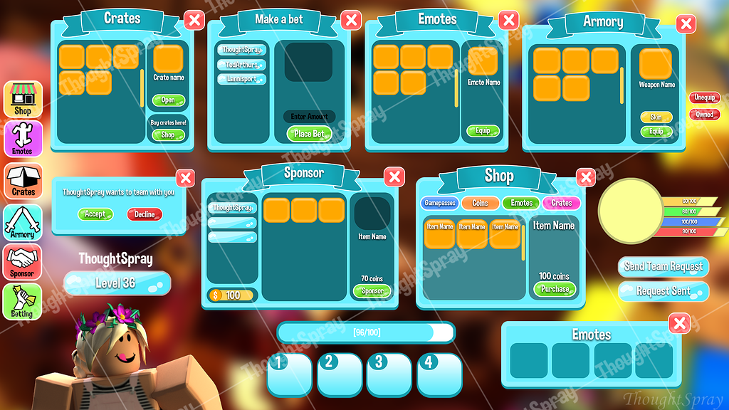 TheGreatCarnia's Portfolio // UI/Graphics Designer - Portfolios ...