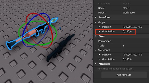 How to always set a rotation relative to the parent model correctly - Scripting Support ...