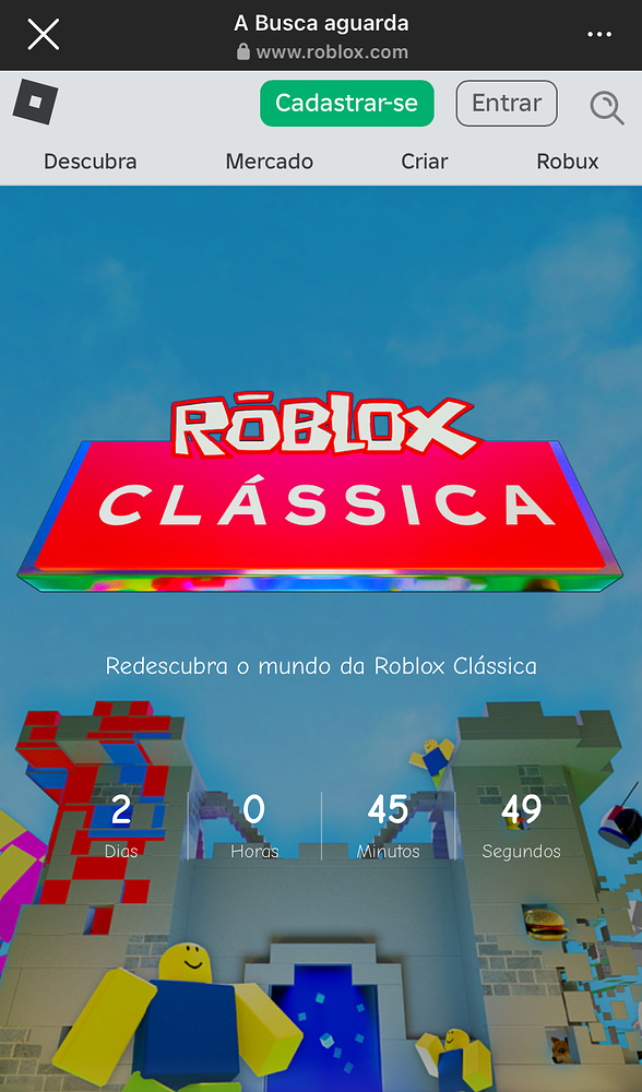 Classic event page title is wrong - Roblox Application and Website Bugs ...
