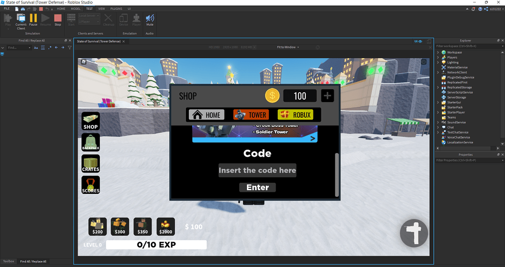 【Open-Source】 UI, Data save, leaderstats, shop, badge scripts ...