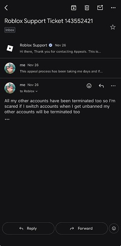 Roblox appeal portal not concluding situation resulting in appeal ...