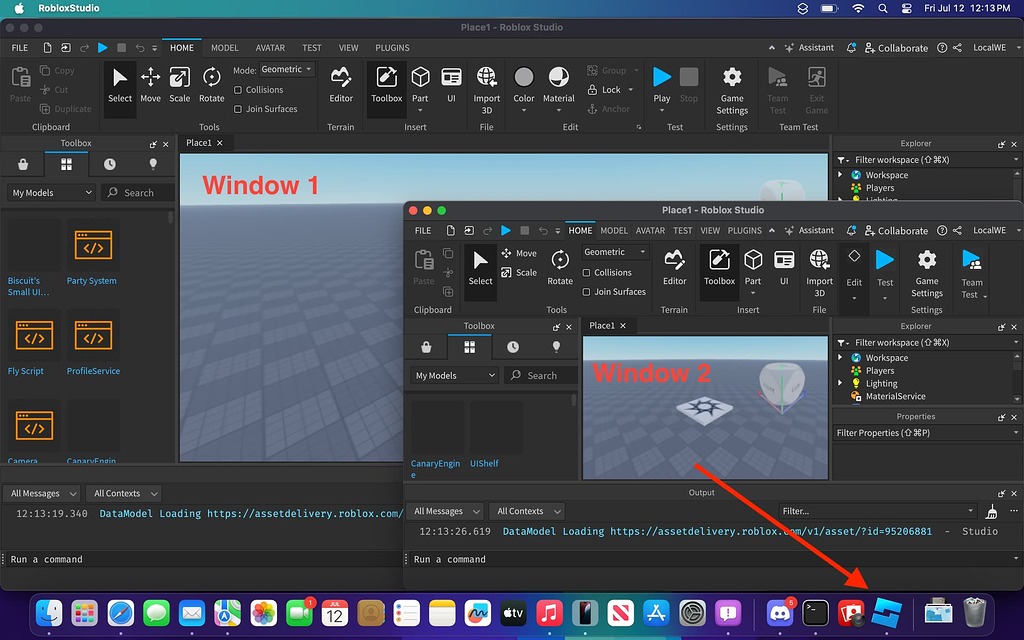 Roblox Studio on macOS Sequoia has weird dock behavior that Roblox was ...