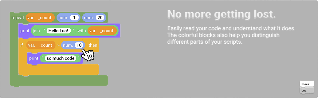 BlockLua | Roblox Visual Scripting like Scratch! - Community Resources - Developer Forum | Roblox
