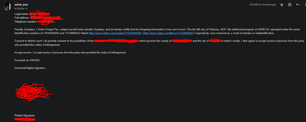 DMCA Exploit / Counter Notice Auto Reject - Other Bugs - Developer ...